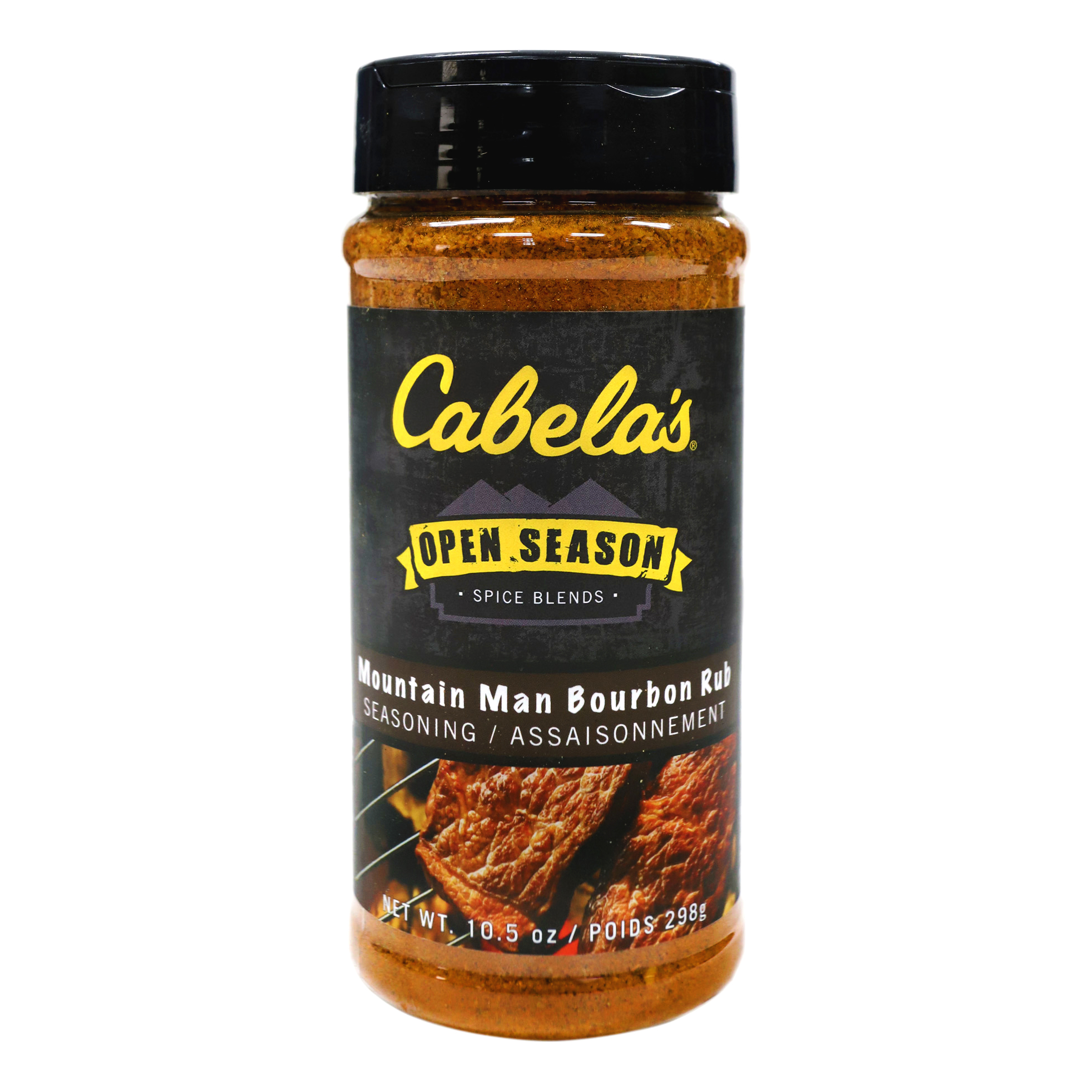 Cabela's Open Season Spice Blends Mountain Man Bourbon Rub Seasoning ...
